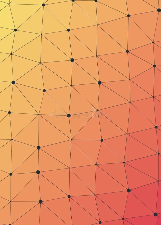 Abstract Low Polygon Gradient Generative Art Background Illustration ...