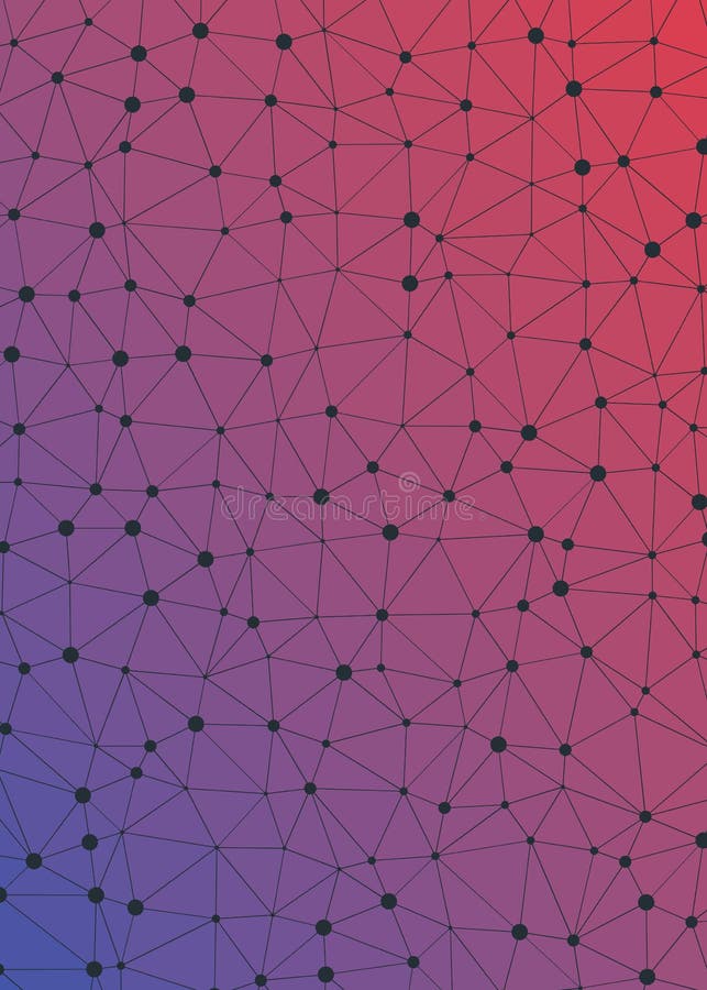 Abstract Low Polygon Gradient Generative Art Background Illustration ...