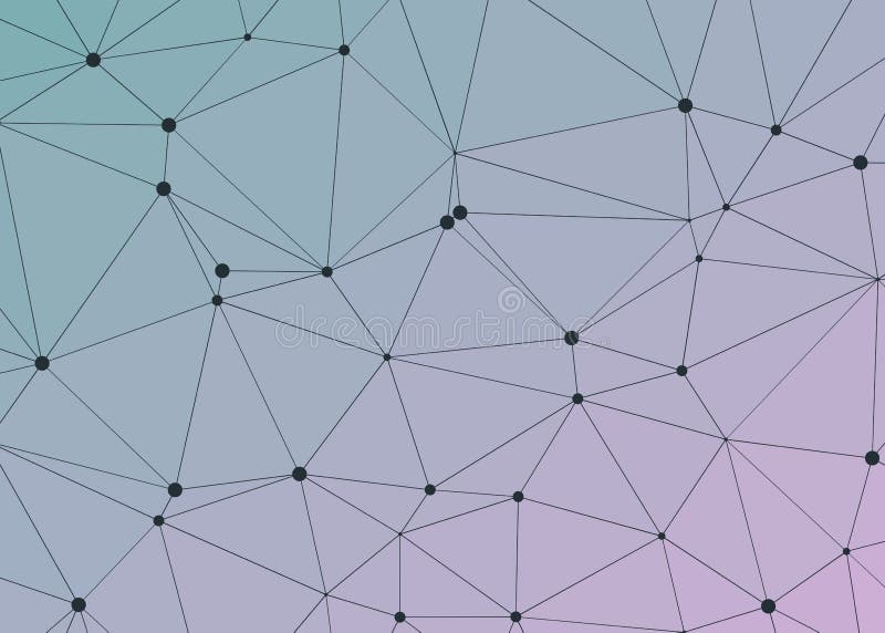 Abstract Low Polygon Gradient Generative Art Background Illustration ...