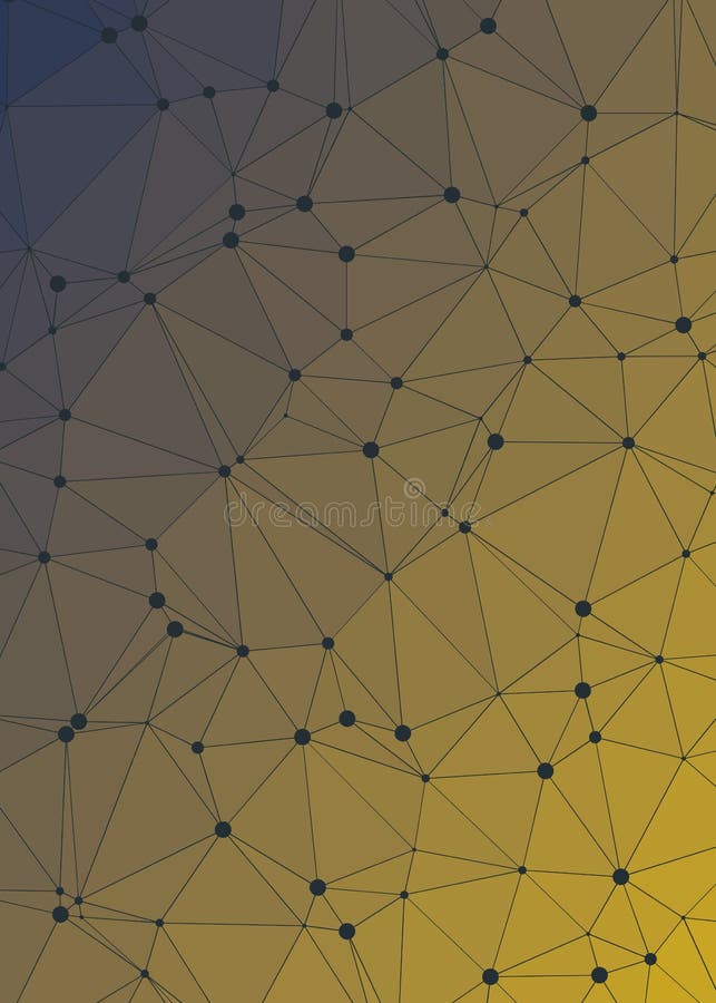 Abstract Low Polygon Gradient Generative Art Background Illustration ...