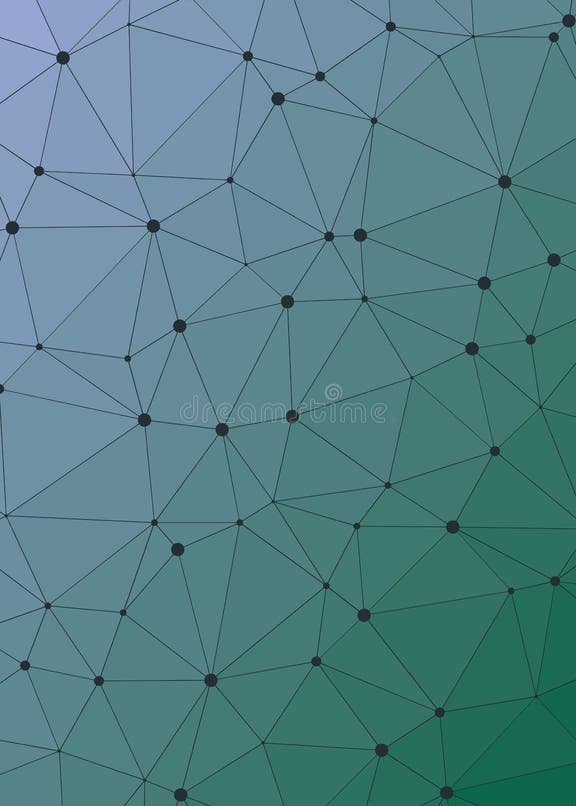 Abstract Low Polygon Gradient Generative Art Background Illustration ...