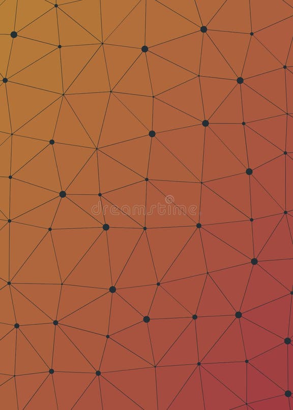Abstract Low Polygon Gradient Generative Art Background Illustration ...