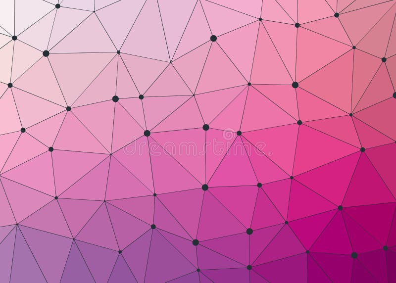 Abstract Low Polygon Gradient Generative Art Background Illustration ...