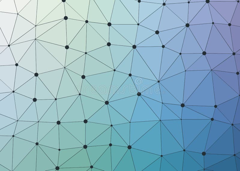 Abstract Low Polygon Gradient Generative Art Background Illustration ...