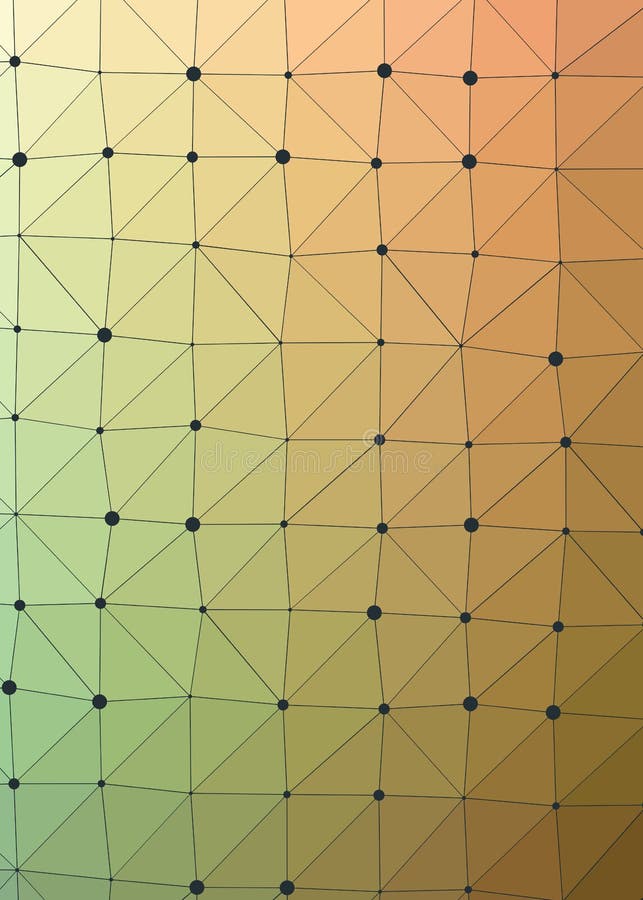 Abstract Low Polygon Gradient Generative Art Background Illustration ...