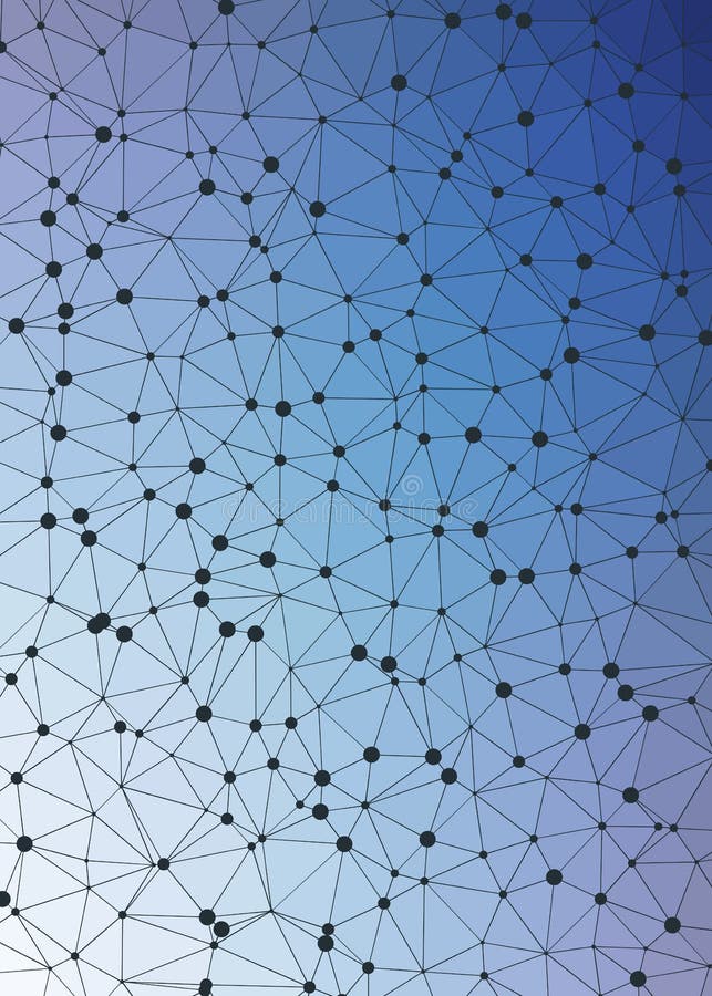 Abstract Low Polygon Gradient Generative Art Background Illustration ...