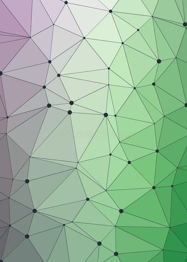 Abstract Low Polygon Gradient Generative Art Background Illustration ...