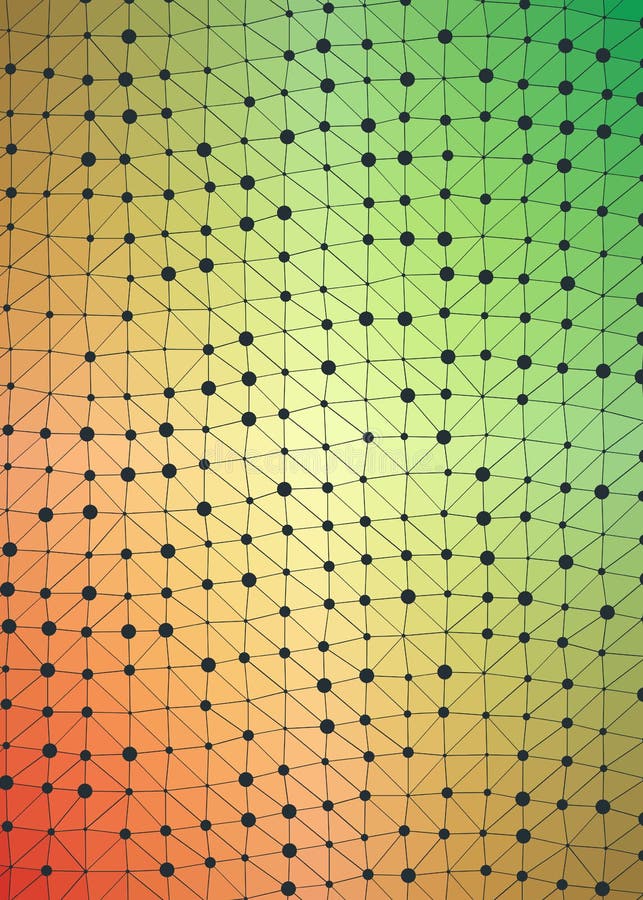 Abstract Low Polygon Gradient Generative Art Background Illustration ...