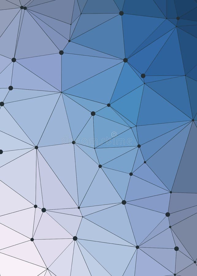 Abstract Low Polygon Gradient Generative Art Background Illustration ...