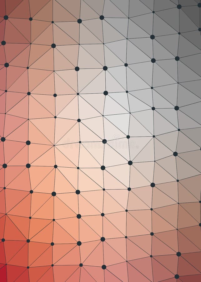 Abstract Low Polygon Gradient Generative Art Background Illustration ...