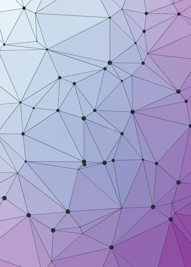Abstract Low Polygon Gradient Generative Art Background Illustration ...