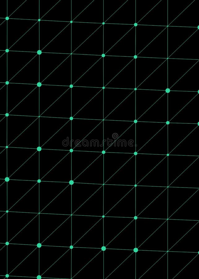 Abstract Low Polygon Color Generative Art Background Illustration Stock ...