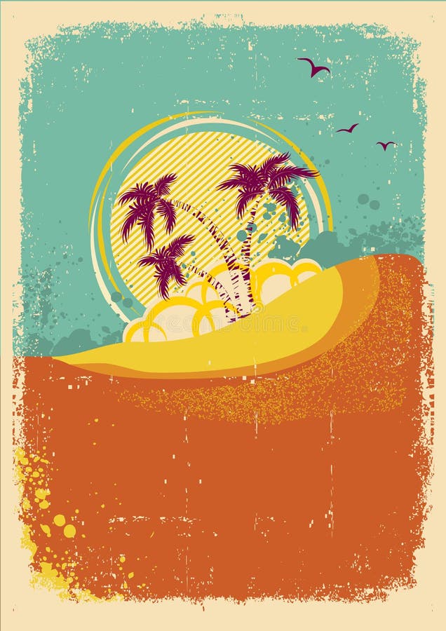 Tropical Island Vintage Stock Illustrations – 34,203 Tropical Island ...