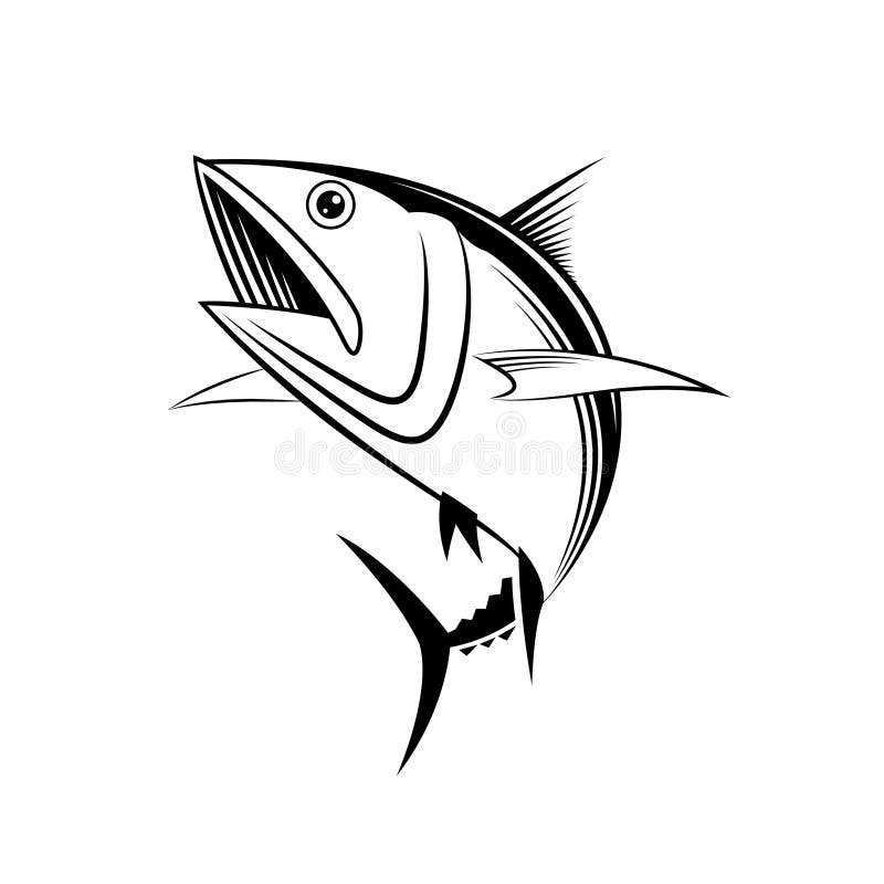 Vector tuna graphic stock vector. Illustration of icon - 42419735