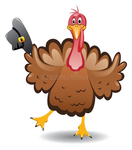 Vector turkey stock vector. Illustration of beak, feet - 27262511