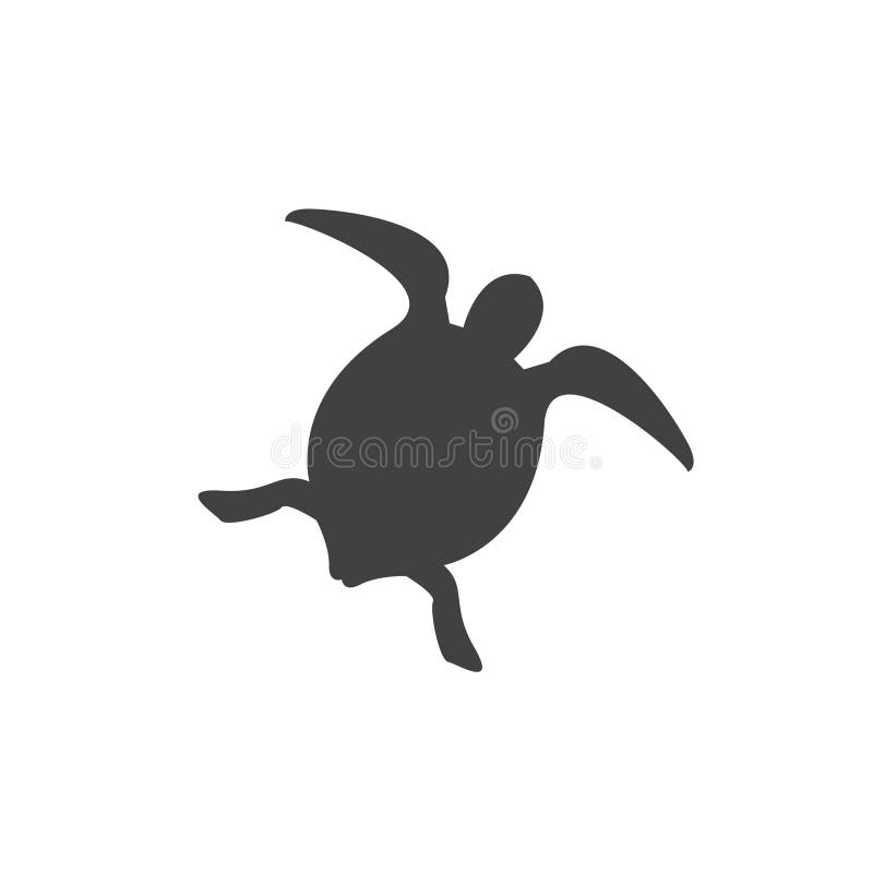 Sea Turtle Symbol stock vector. Illustration of symbol - 72950942