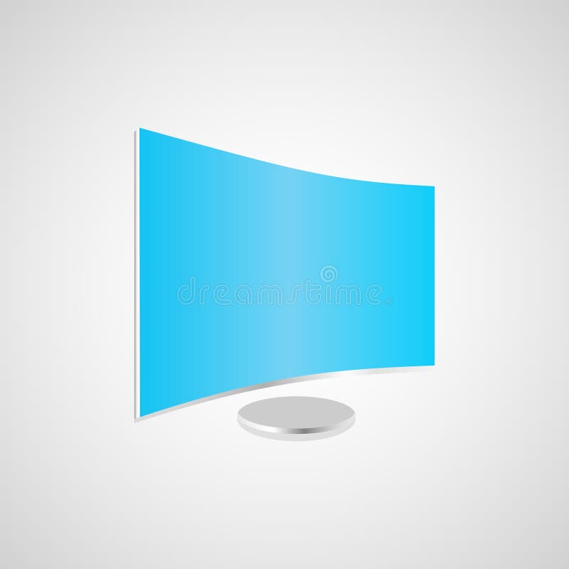 Vector TV Screen. Elegance Design Display Stock Illustration ...