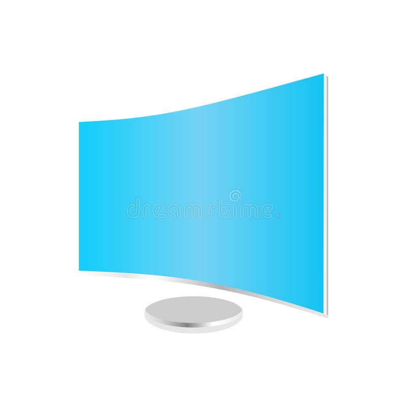 Vector TV Screen. Elegance Design Display Stock Vector - Illustration ...