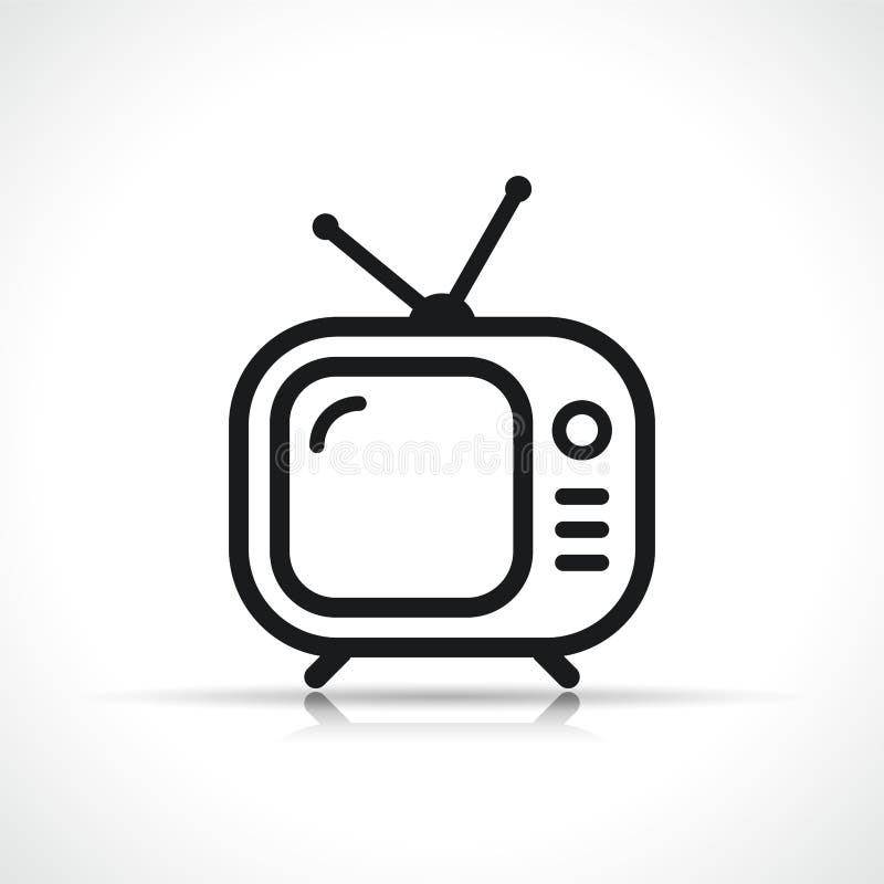 Vector Tv Symbol Icon Design Stock Vector - Illustration of symbol ...
