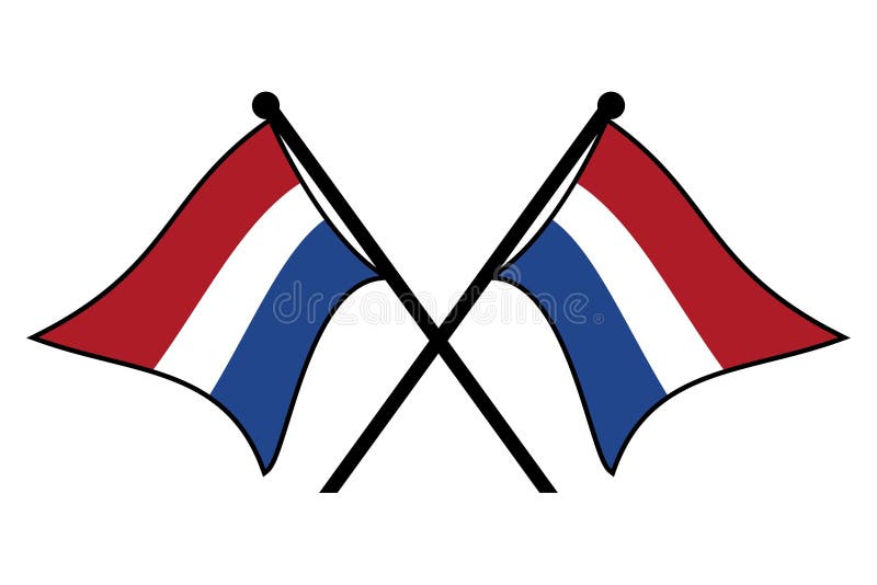 Netherlands Flag Ribbon. Dutch Flag Wavy Ribbon Background Stock Vector ...