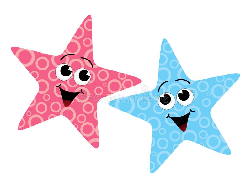 Red starfish cartoon stock vector. Illustration of smiling - 14455586