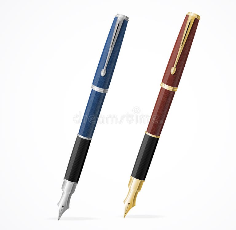 Fountain Pens Stock Illustrations – 1,963 Fountain Pens Stock ...