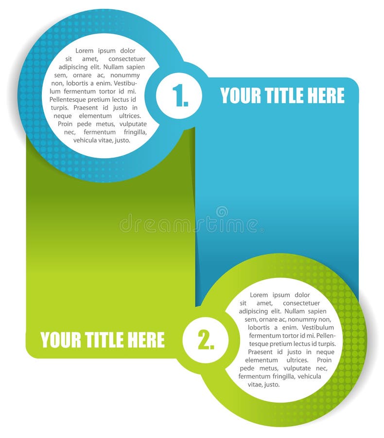 Vector Two Step Background for Brochure or Website Stock Vector ...
