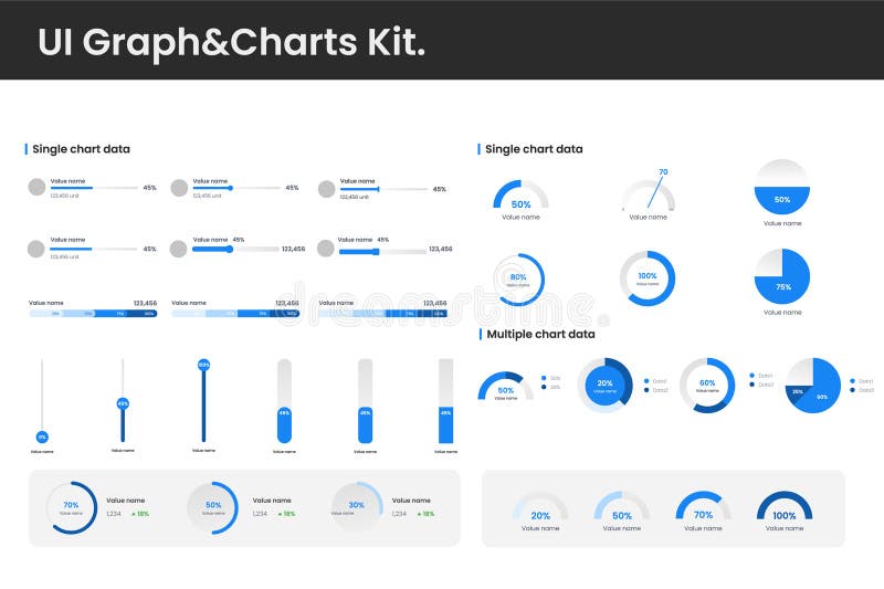 Vector UI Elements Kit for Website Template and Mobile Application ...