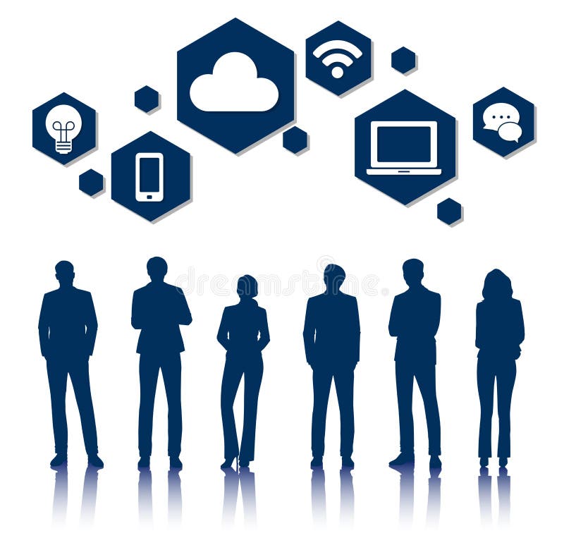 Vector UI Illustration Business People Concept Stock Illustration ...