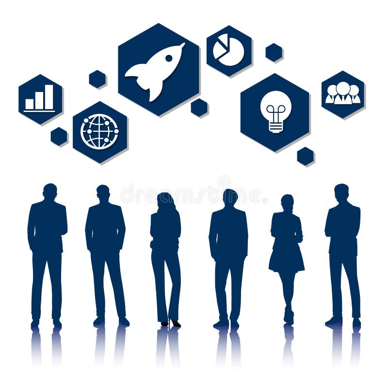Vector UI Illustration Business People Concept Stock Vector ...