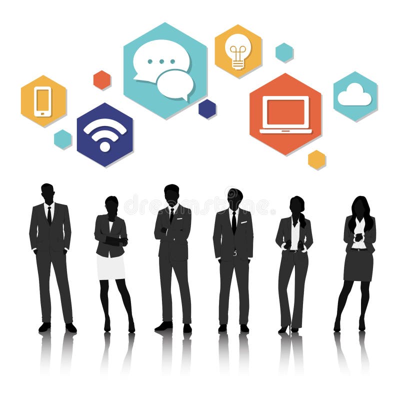 Vector UI Illustration Business People Concept Stock Vector ...