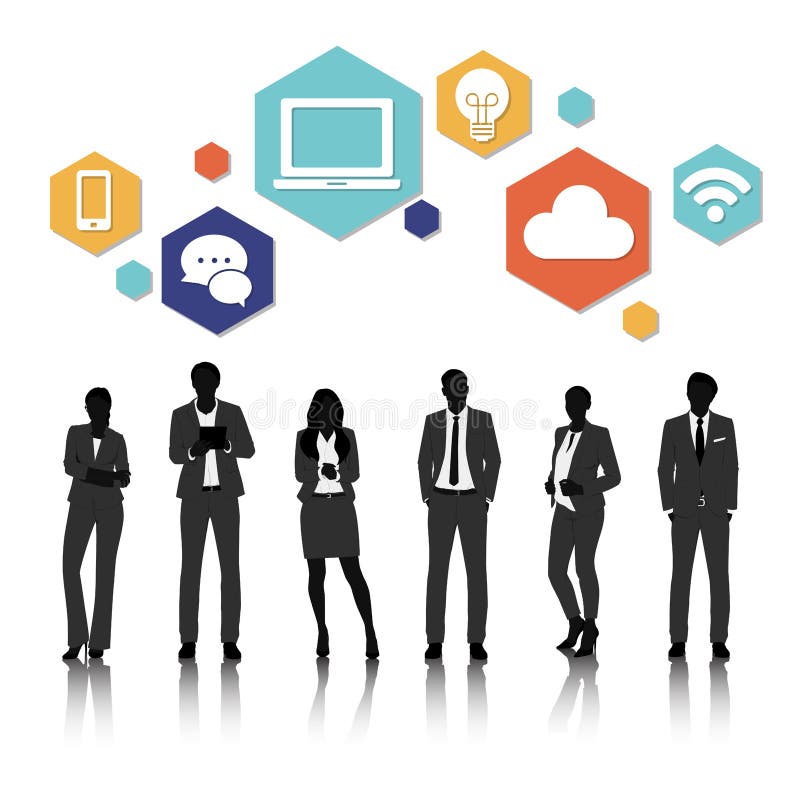 Vector UI Illustration Business People Concept Stock Vector ...