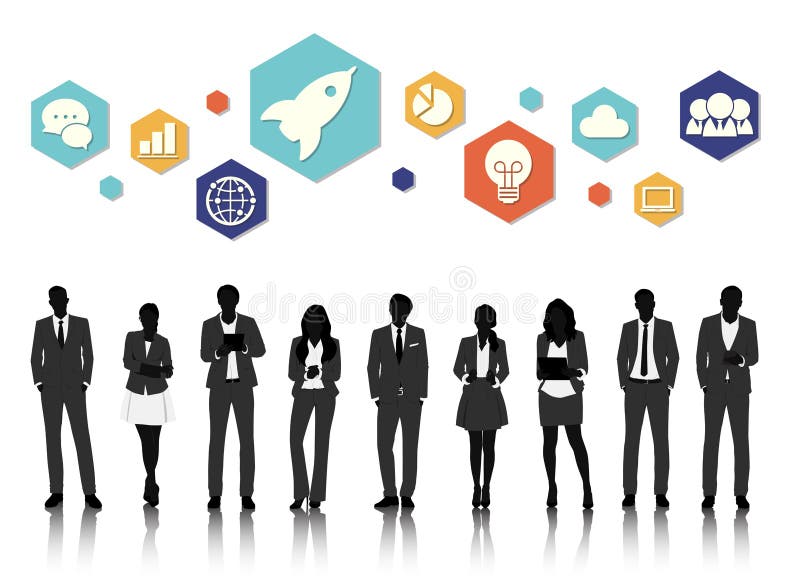 Vector UI Illustration Business People Concept Stock Vector ...