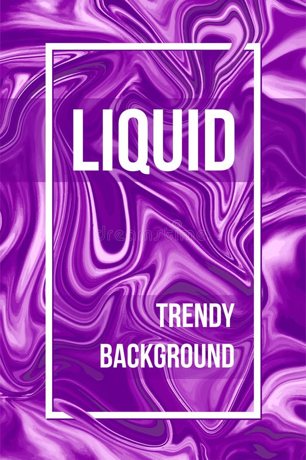 Vector Ultra Violet Liquid Abstract Background. Bright Color of 2018 ...
