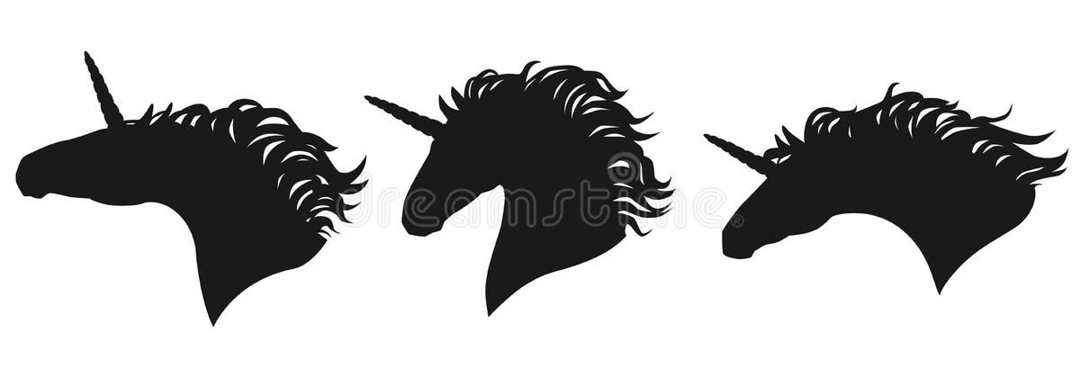 Silhouettes Unicorns Stock Illustrations 145 Silhouettes Unicorns Stock Illustrations Vectors