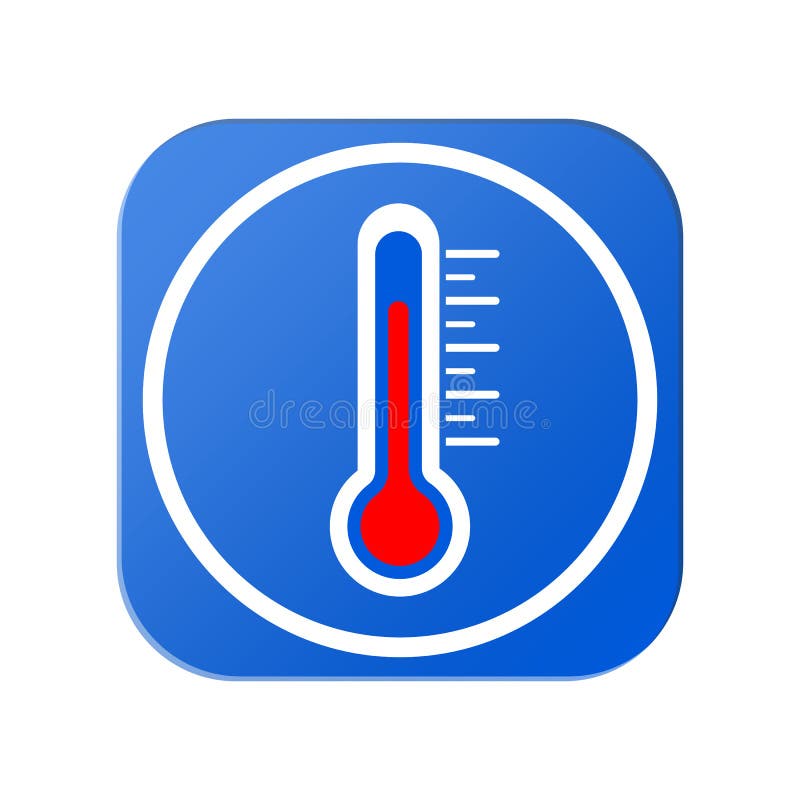 Vector Universal Icon. a Thermometer for Measuring Temperature. Simple ...