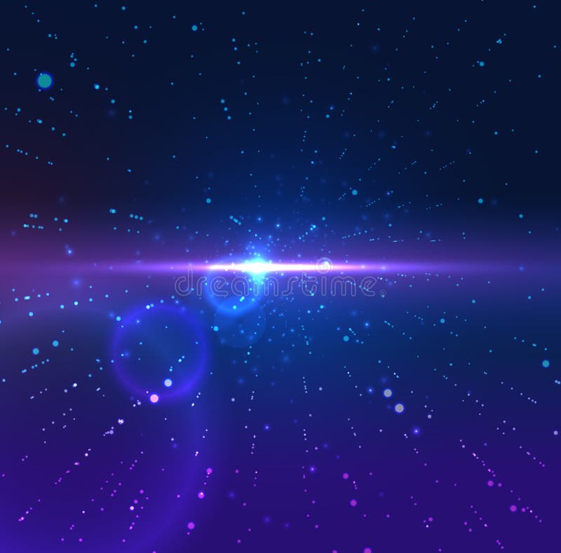 Vector Universe Galaxy Space in Motion Illustration Stock Vector ...