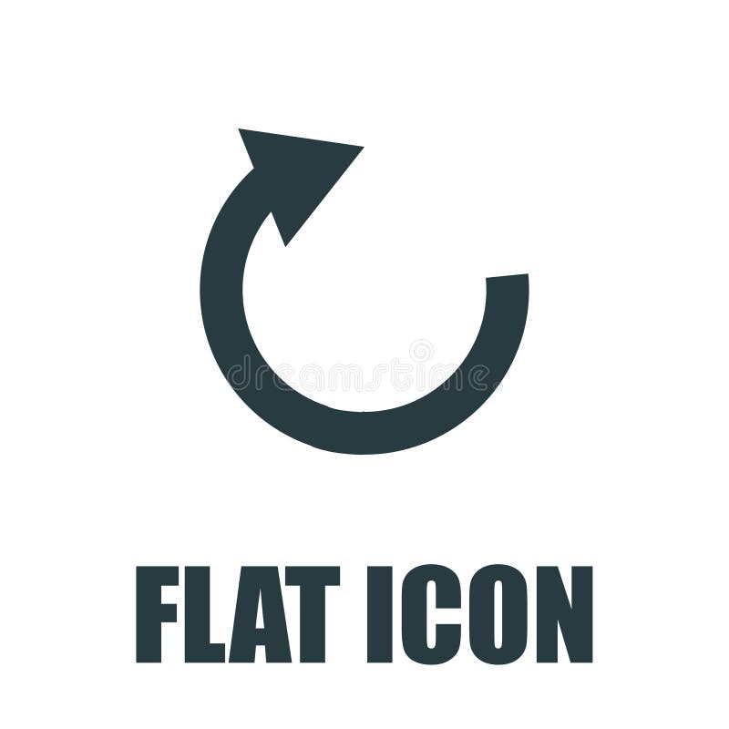 Vector update arrow icon stock illustration. Illustration of circular ...