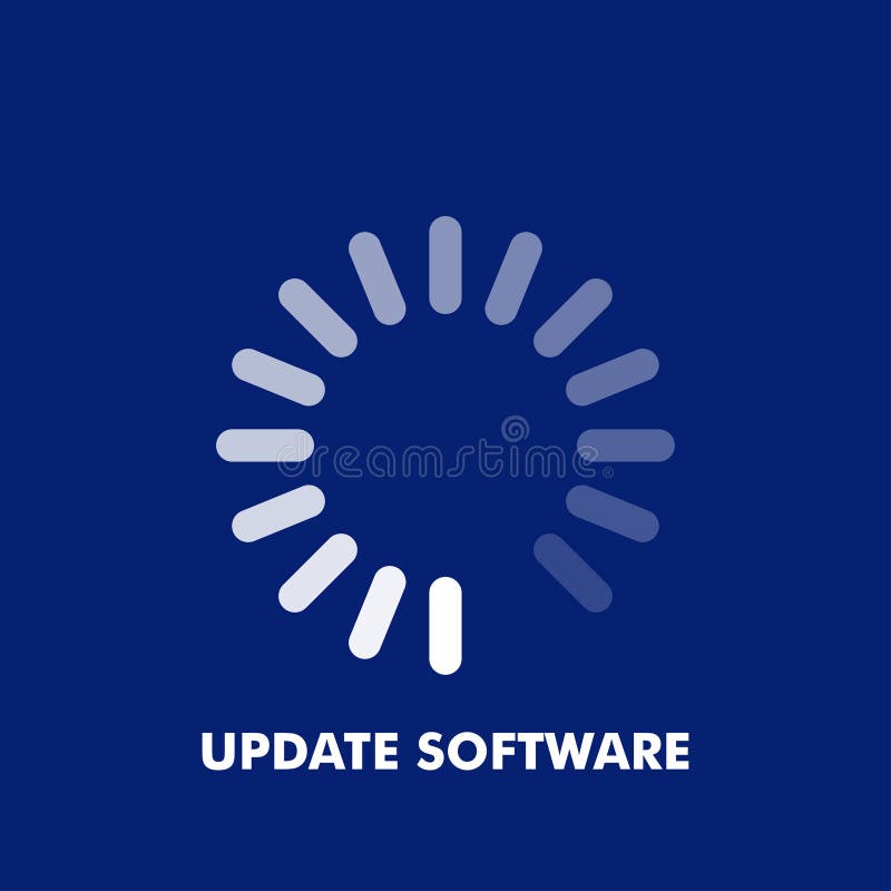 Vector Update Icon Vector, Solid Vector Illustration, Pictogram ...