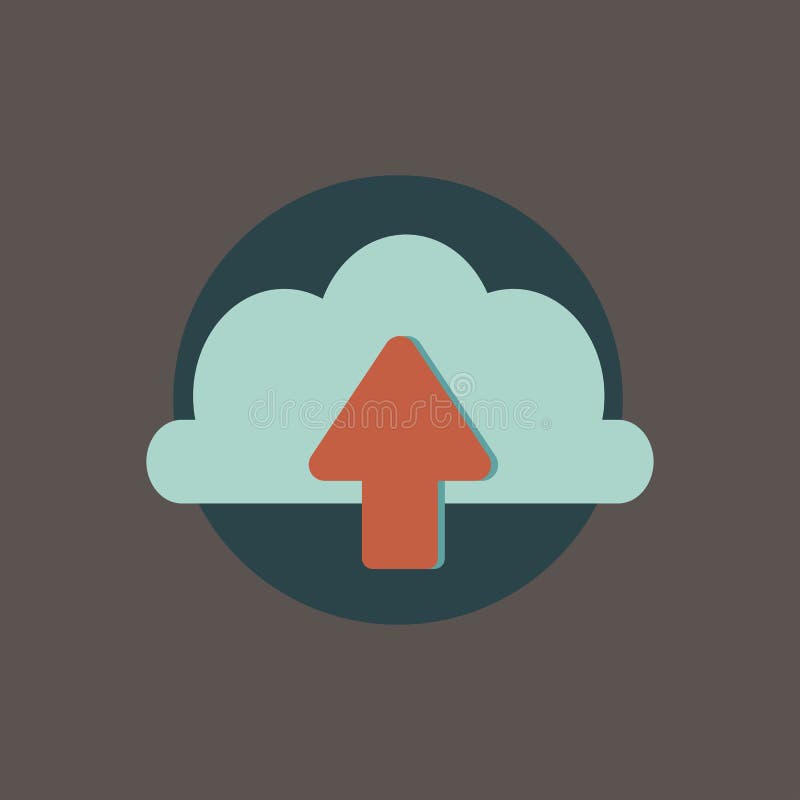 Vector of Upload Cloud Symbol Stock Vector - Illustration of cloud ...