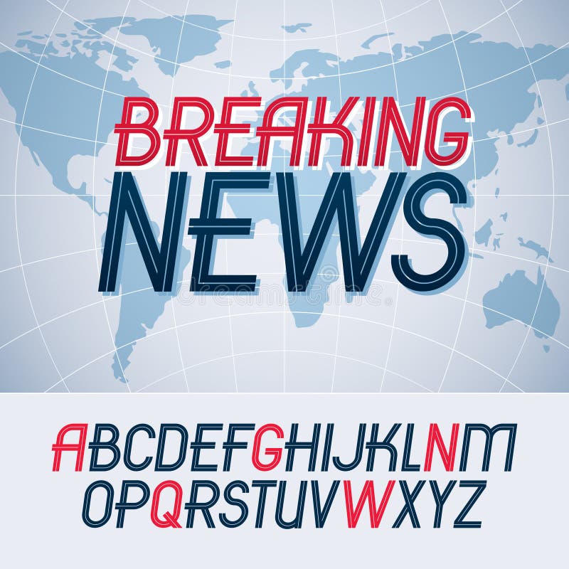 Vector Upper Case English Alphabet Letters Collection, Can Be Used As ...