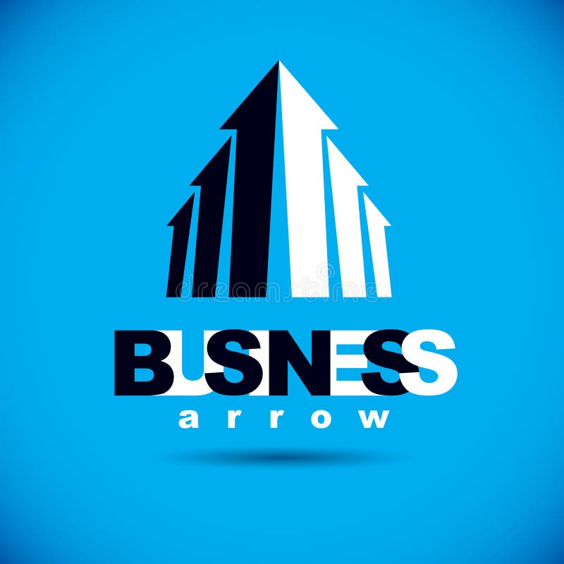Vector Upward Trend of Business Development. Business Development Logo ...