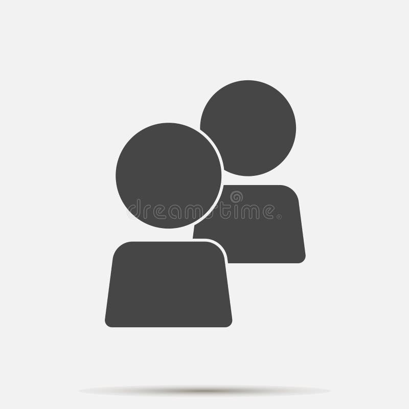 Vector User Chat Icon. People Interaction Symbol Stock Vector ...
