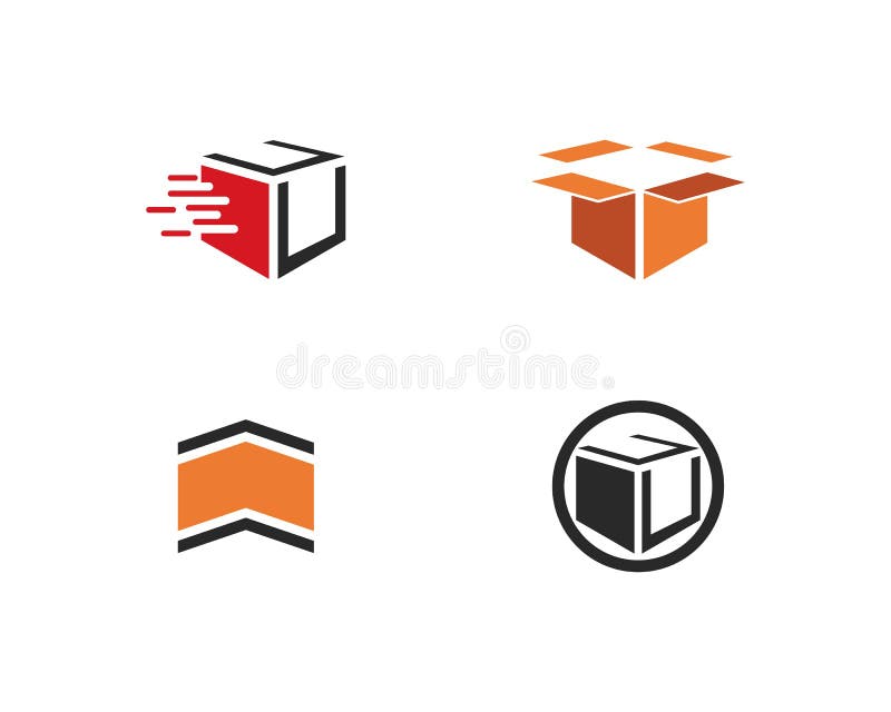 Vector V Del Logotipo De La Caja Ilustración del Vector - Ilustración ...