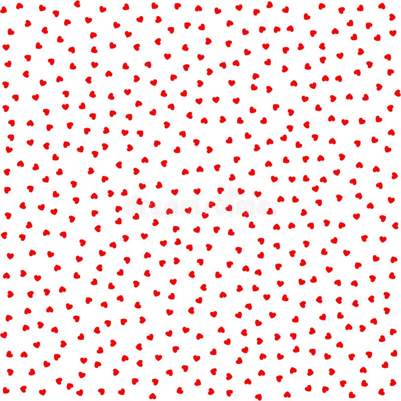 Vector Valentines Day Card Seamless Pattern Red Small Hearts Background ... Vector Valentines Day Card Seamless Pattern Red Small Hearts Background ...