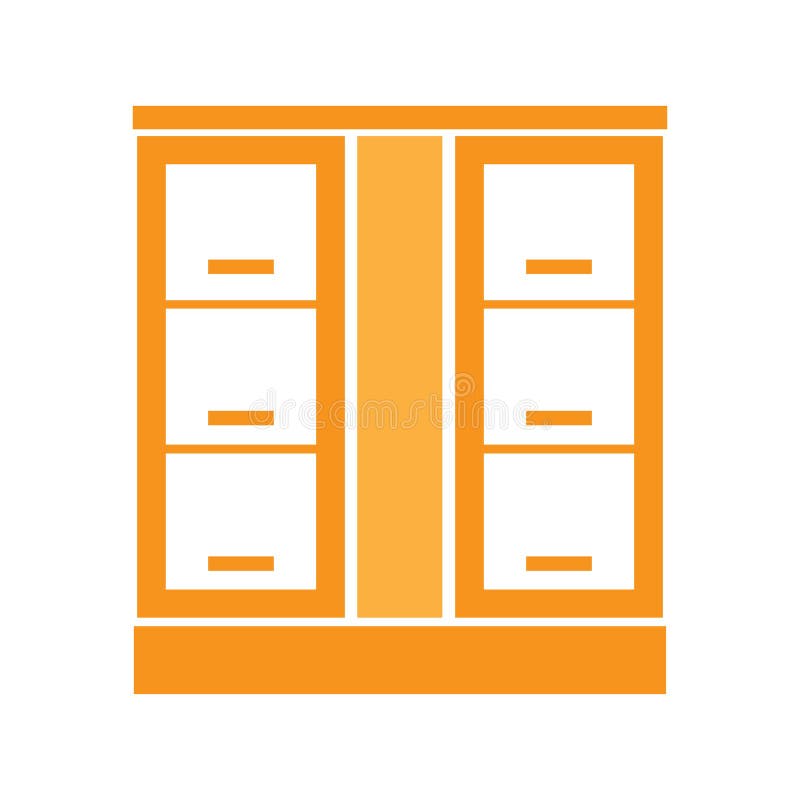 Vector van het kast-logo vector illustratie. Illustration of keuken ...