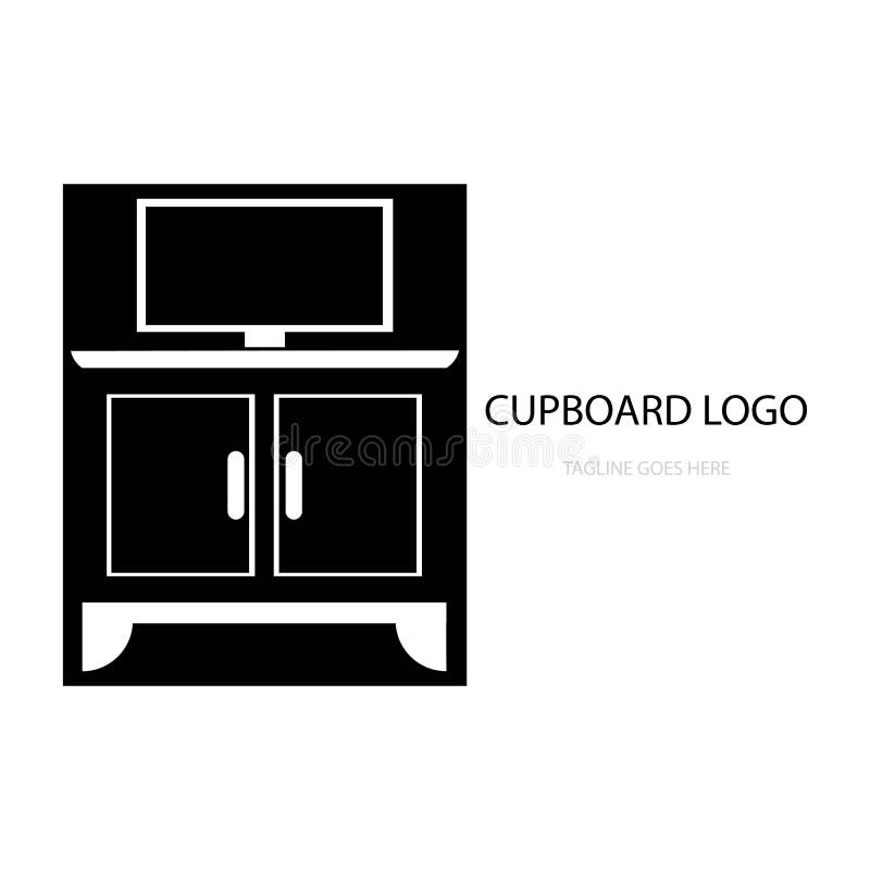 Vector van het kast-logo stock illustratie. Illustration of keuken ...