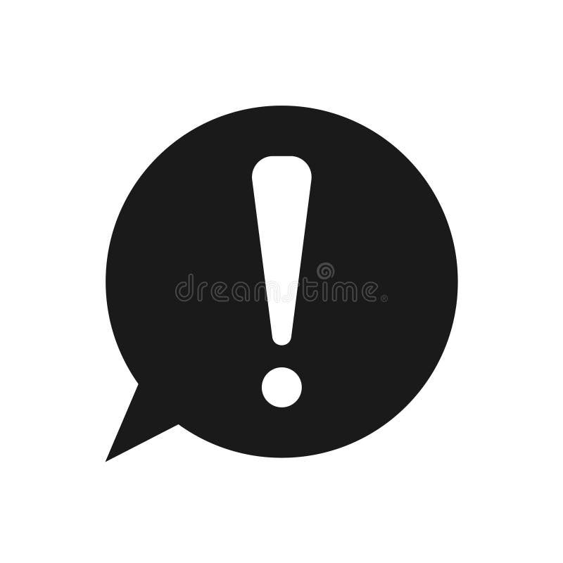 Vector Van Het Pictogram Van De Aandacht Flat Attention Symbol, Vector ...