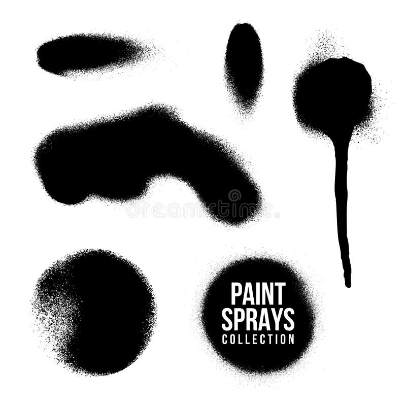 Vector Spray Paint Splatter Texture Stock Vector - Illustration of drop ...