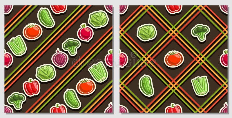 Fruit Vegetable Repeating Patterns Stock Illustrations – 82 Fruit ...